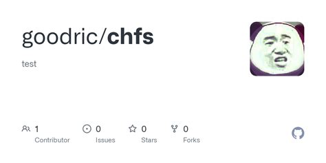 GitHub Goodric Chfs Test