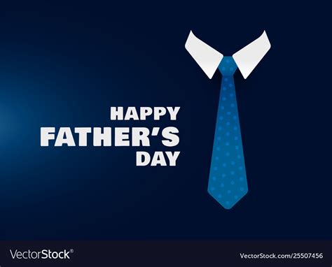 Happy Fathers Day Shirt And Tie Concept Background