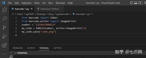 七爪源码使用 Python 创建条码 知乎