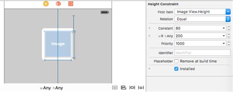 Ios Autolayout Constraints How To Have Two Completely Different Sized