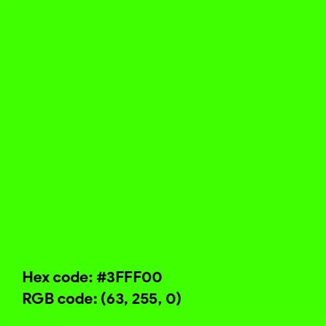 Harlequin Color Hex Code Is 3fff00