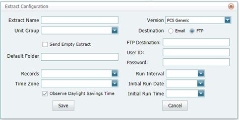 Creating Extract Reports