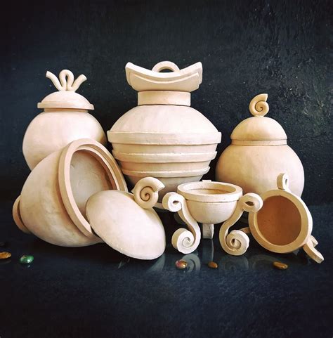 Federico Becchetti Raku Pottery Landscape Waiting For Second Firing