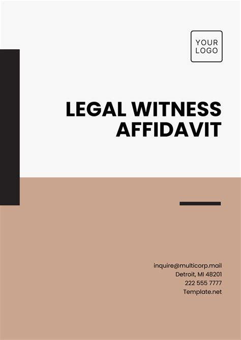 Free Affidavit Of Loss Template To Edit Online