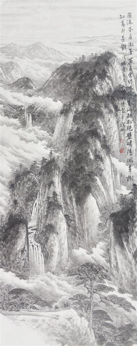 山野村夫水墨山水詩畫十條屏 每日頭條