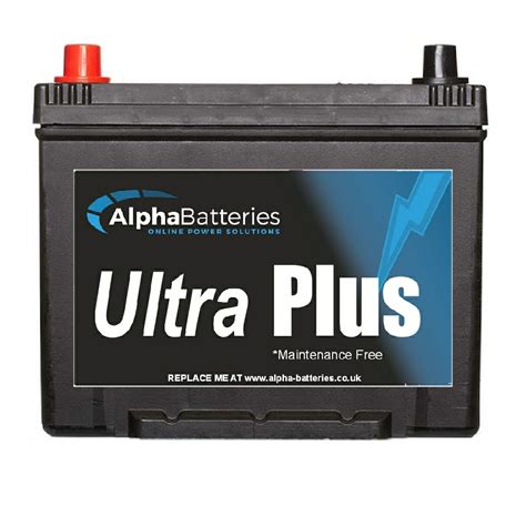 072 Ultra Plus Car Battery Alpha Batteries