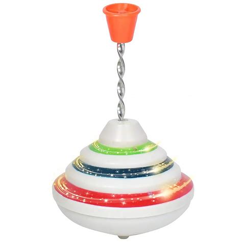 Classic Spinning Tops Toy Led Light Music Gyro Toy Hand Push Down Top
