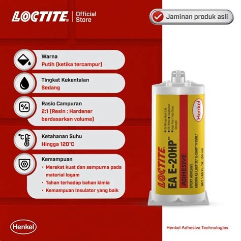 Jual Henkel Loctite Ea E 20hp Adhesive Epoxy 50ml Ec 50 Ml Shopee