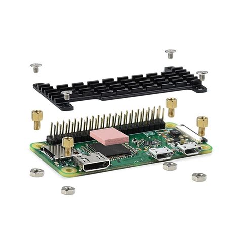 For Raspberry Pi Zero 2 W Zero Aluminum Heatsink Grandado
