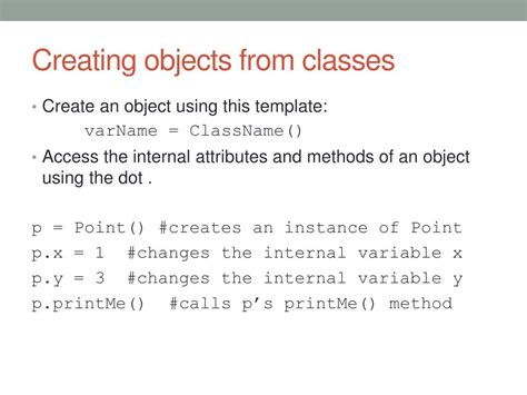Ppt Python Objects And Classes Powerpoint Presentation Free Download Id2234817