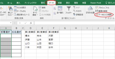 データの入力規則を使った絞り込みリストの作成 Excel 2016 初心者のためのoffice講座