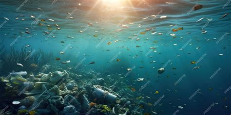 Premium Ai Image Ai Generated Ai Generative Plastic Ecology Ocean Sea