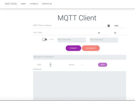 web based mqtt client