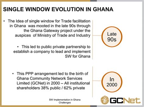 Challenges With Single Window Implementation The Ghana Experience Gcnet Pptx