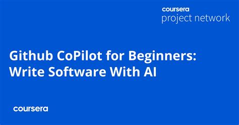 Github Copilot For Beginners Write Software With Ai