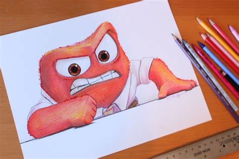 Drawing Inside Out ANGER BUDGET ART Diy Canvas Art Painting Budget Art Diy Canvas Art