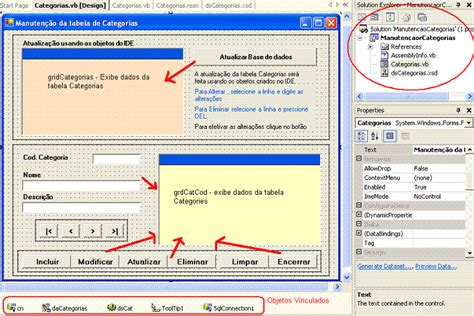 VB NET Manutenção de dados