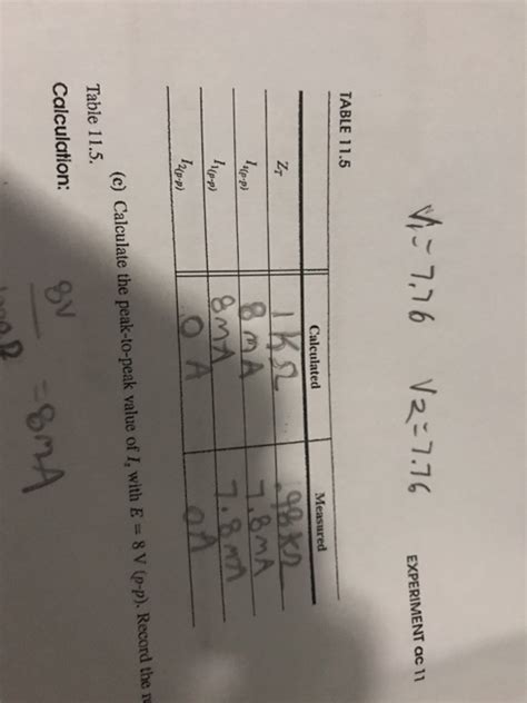 Solved Part 3 R L C Series Parallel Network A Construct