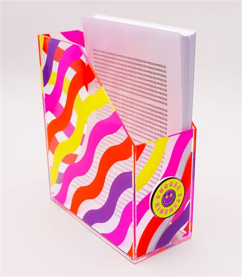 Plexiglass Paper Organizer Box