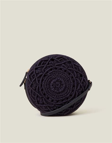 Macrame Circle Crossbody Bag Beach Bags Accessorize Uk