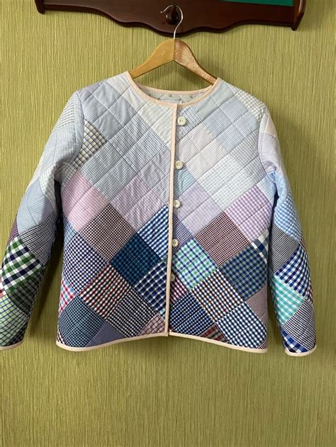 Pin By Ольга Дорофеева On Одежда Quilted Clothes Sewing Upcycled
