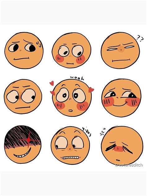 Cute Emoji Reaction For Expressing Emotions On Tiktok