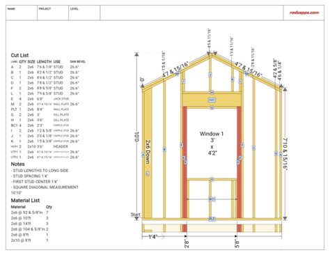 How To Build A Rake Wall Blueprint Using The Redx Walls App