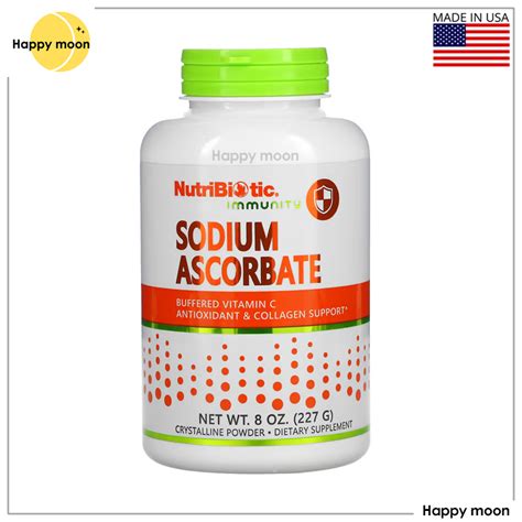 Nutribiotic Immunity Sodium Ascorbate Crystalline Powder 8 Oz 227
