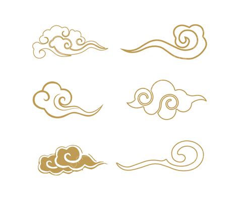 구름 벡터 간단한 중국 스타일 구름들 장식 패턴 만화 Png 일러스트 및 벡터 에 대한 무료 다운로드 Pngtree