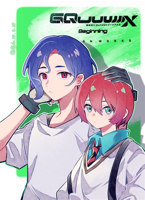 Safebooru 1boy 1girl Absurdres Amate Yuzuriha Aqua Eyes Blue Hair