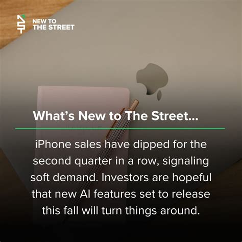 new to the street on linkedin apple iphone technews ai innovation investorwatch newfeatures…
