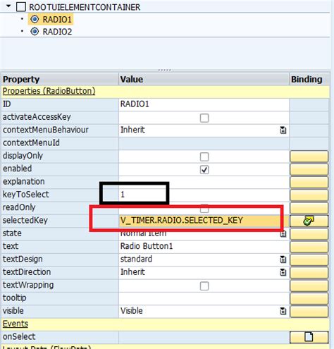Solved Radio Button In Webdynpro Sap Community