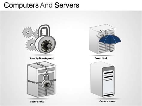 computers and servers powerpoint presentation slides presentation