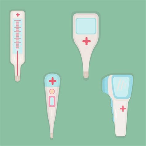 Premium Vector Vector Body Temperature Measuring Tool