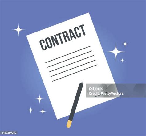 계약 종이 서명 계약 문서 개념입니다 벡터 그래픽 디자인 그림 요소 개발에 대한 스톡 벡터 아트 및 기타 이미지 개발 계약서 고용과 노동 Istock