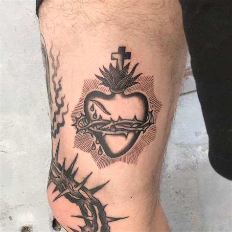 Updated 44 Sacred Heart Tattoo Designs July 2020