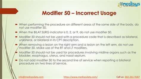 Ppt Excessive Usage Of Modifier 50 In Dermatology Powerpoint Presentation Id 11633402