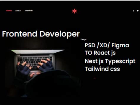 figma to react js next js front end developer with tailwind css upwork