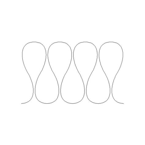 Ribbon Candy Straight Border