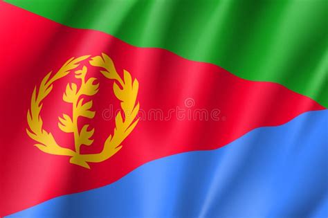 Vector National Flag Of Eritrea Stock Vector Illustration Of Nation