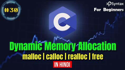 Dma In C Programming Complete Guide Malloc Calloc Realloc Free30 Youtube