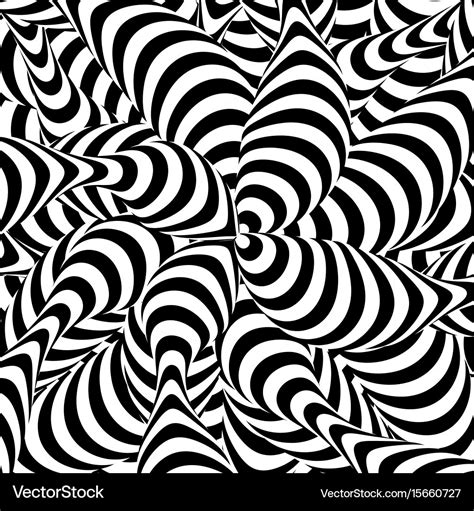 Abstract Striped Background Spiral Vortex Vector Image