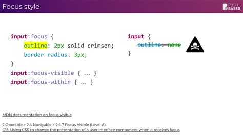 Workshop Fundamentals Of Accessibility In Web Development