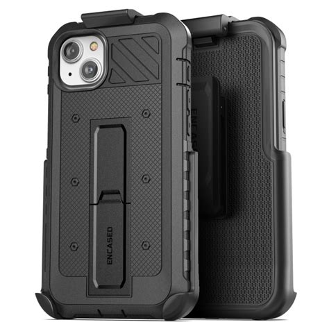 Belt Clip Holster For Apple Leather With Magsafe Case Iphone 14 Encased