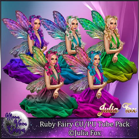 Moon Vixen Designs Ruby Fairy Cu Pu Tube Pack