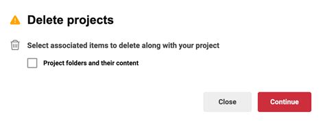 Delete Projects From Smartsheet Control Center Smartsheet Learning Center