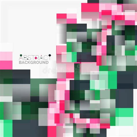 Abstract Blocks Template Design Background Stock Vector Illustration Of Minimalism Decorative