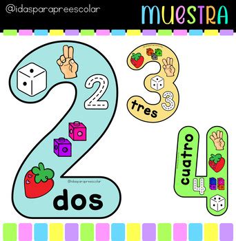 NÚmeros Con Referentes Del 1 Al 10 By Erika Muñoz Tpt