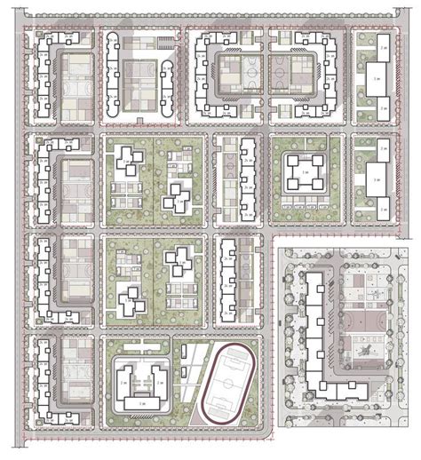 Генплан микрорайона General Plan Of Micro District