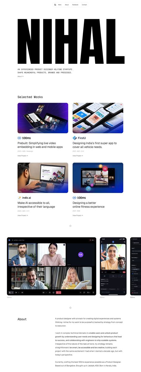 Nihal Abdul Bari Ux And Product Designer Portfolio Inspiration